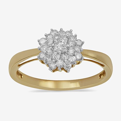 Click here for Womens 1/2 CT. T.W. Lab Grown White Diamond 10K Go... prices