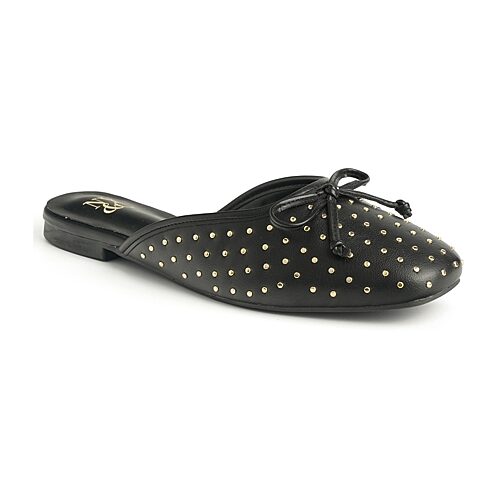 Click here for New York and Company Womens Lia Mule Sandals - Bla... prices