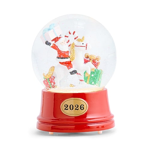 Click here for North Pole Trading Co. Santa Unicorn Snow Globe Ch... prices