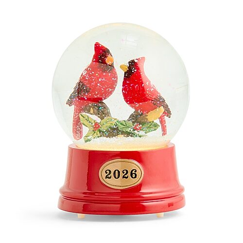 Click here for North Pole Trading Co. Cardinal Snow Globe Christm... prices