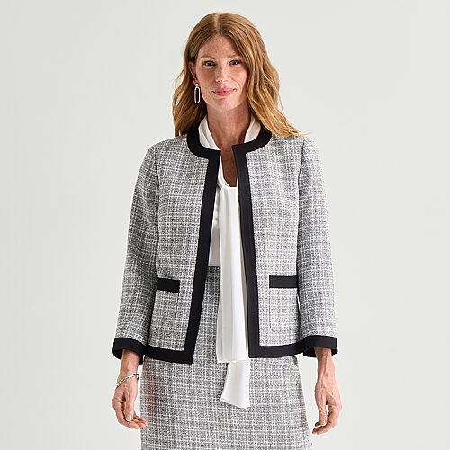 Click here for Black Label by Evan-Picone Tweed Womens Classic Fi... prices