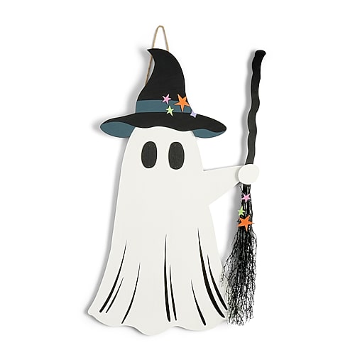 Click here for Layerings Figural Ghost Halloween Porch Sign  One... prices