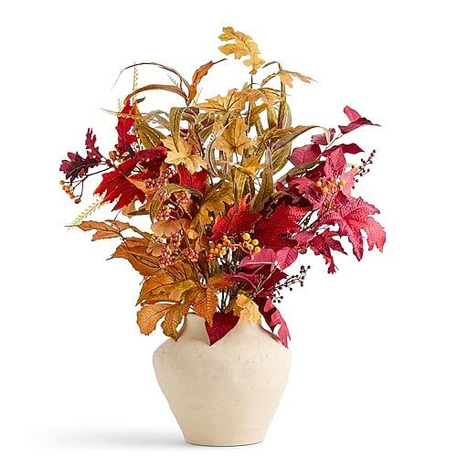 Click here for Layerings Ombre Leaves Floral Arrangement  One Siz... prices