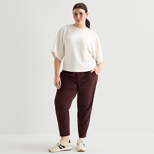 Click here for Stylus Womens Plus Ankle Mid Rise Jogger Pant  3x... prices