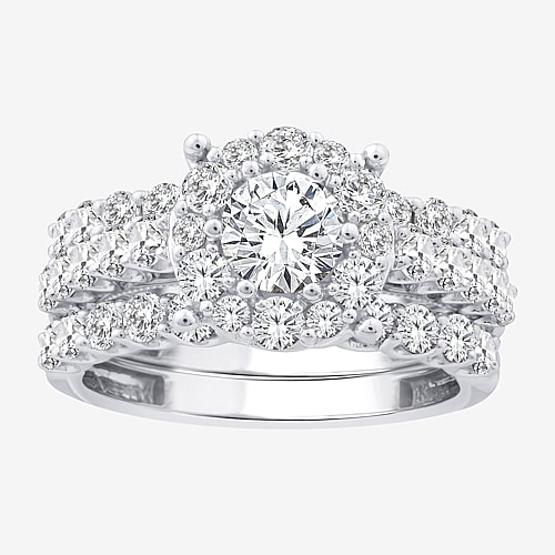 Click here for (F / Si2) Womens 3 CT. T.W. Lab Grown White Diamon... prices