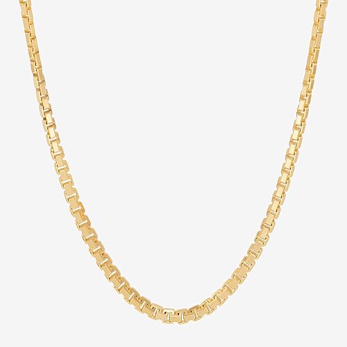 Click here for Made in Italy Mens 14K Gold Over Silver 22 Inch Bo... prices