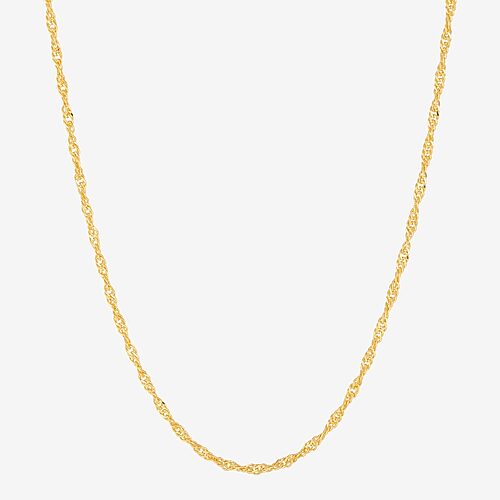 Click here for Made in Italy Womens 14K Gold Over Silver 22 Inch... prices