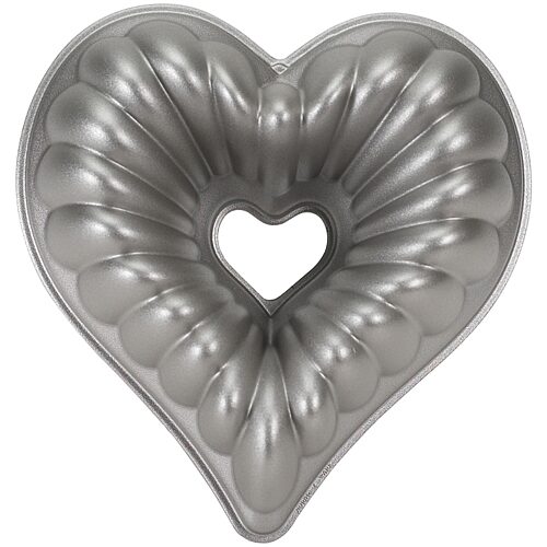 Click here for Nordicware Elegant Heart Bundt Pan  One Size  Gray prices