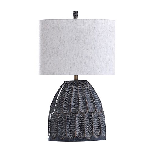Click here for Transitional Black Hammered Texture Molded Table L... prices