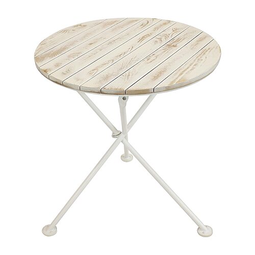 Click here for French Country Chestnut Wood Folding Round Bistro... prices