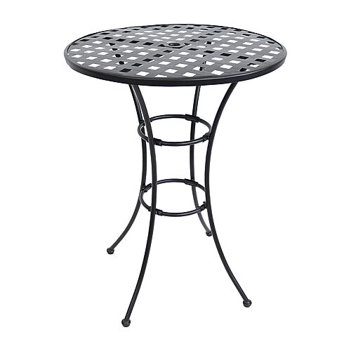 Click here for Elegant Round Wrought Iron Bar Table -30" Dia... prices