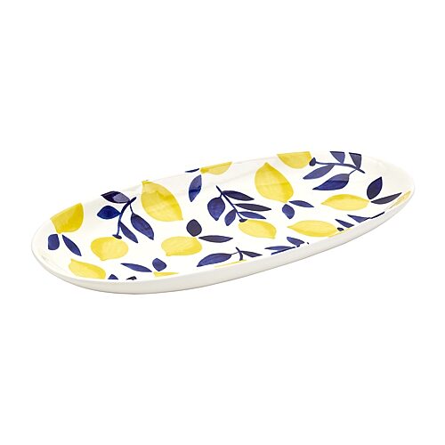 Click here for Tabletops Unlimited Lemons Oval Platter  One Size... prices