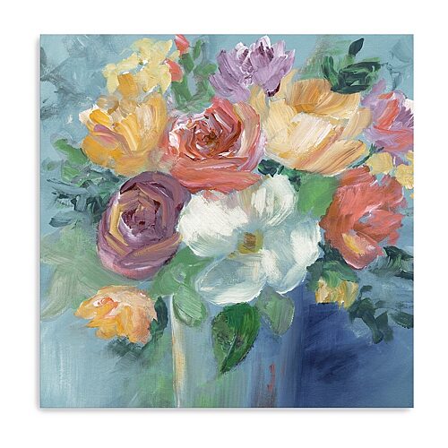Click here for Lumaprints Bold Floral Revisit Canvas Art  One Siz... prices