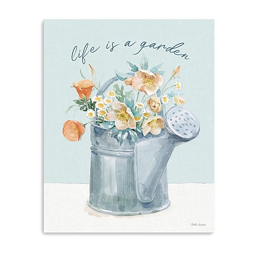 Click here for Gardenscape VI Canvas Art  One Size  Blue prices