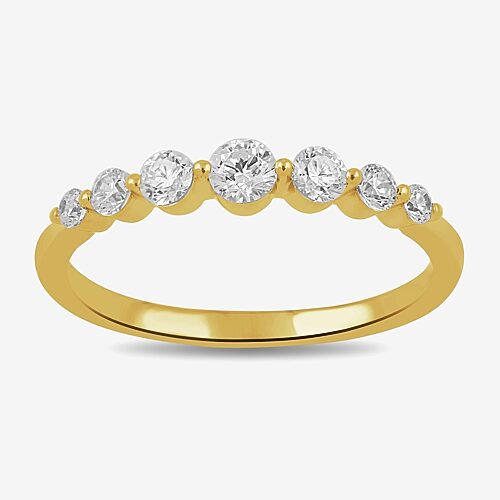 Click here for Womens 1/2 CT. T.W. Lab Grown White Diamond 10K Go... prices