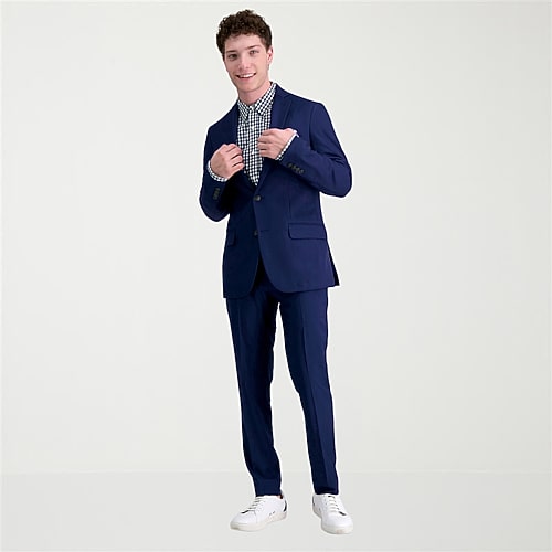 Click here for Haggar Mens Smart Wash Slim Fit Suit Separates Pan... prices