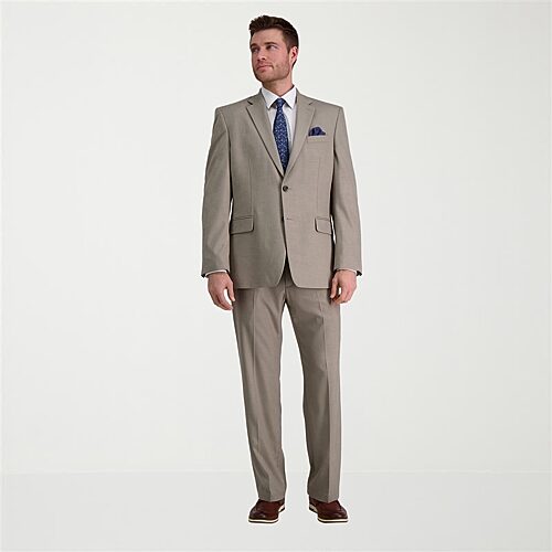 Click here for Jmh Men Premium Stretch Classic Fit Flat Front Sui... prices