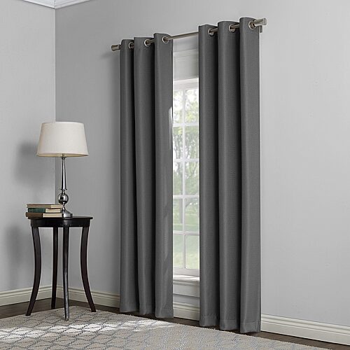 Click here for Copley Grommet Top Blackout Set of 2 Curtain Panel... prices