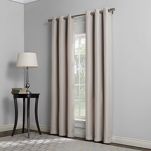 Click here for Copley Grommet Top Blackout Set of 2 Curtain Panel... prices