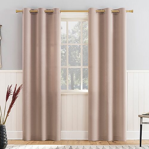 Click here for Athens Grommet Top Light-Filtering Set of 2 Curtai... prices