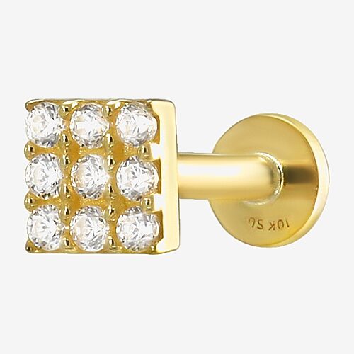 Click here for Gold Addiction Womens White Cubic Zirconia 10K Gol... prices