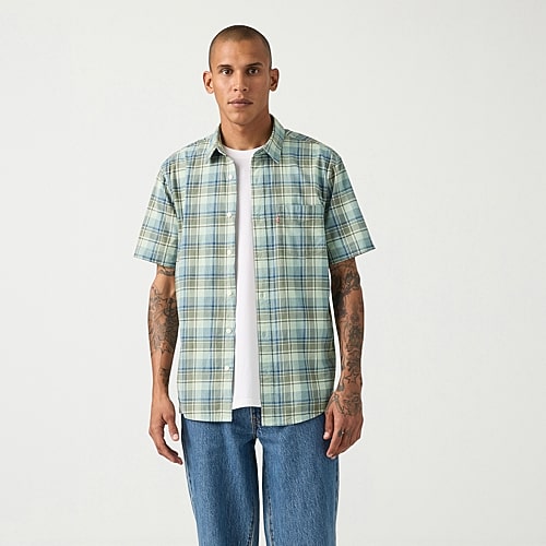 Click here for Levis Mens Short Sleeve Regular Fit Button-Down Sh... prices