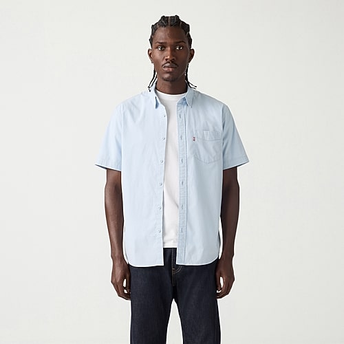Click here for Levis Mens Short Sleeve Regular Fit Button-Down Sh... prices