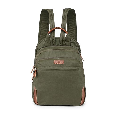 Click here for Tsd Brand Turtle Cove Canvas Backpack - Army Green prices