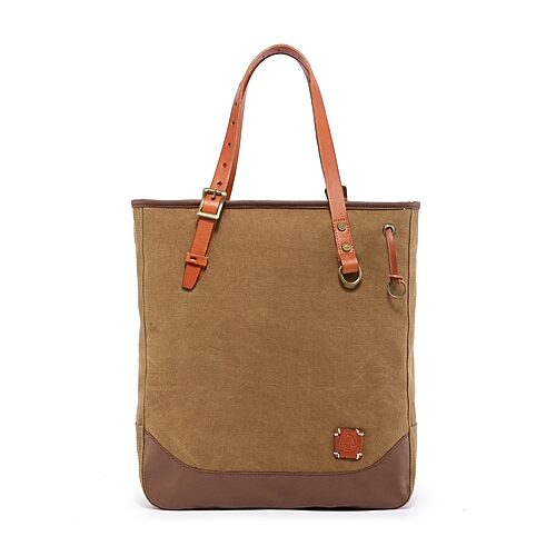 Click here for Tsd Brand Redwood Canvas Tote - Khaki prices