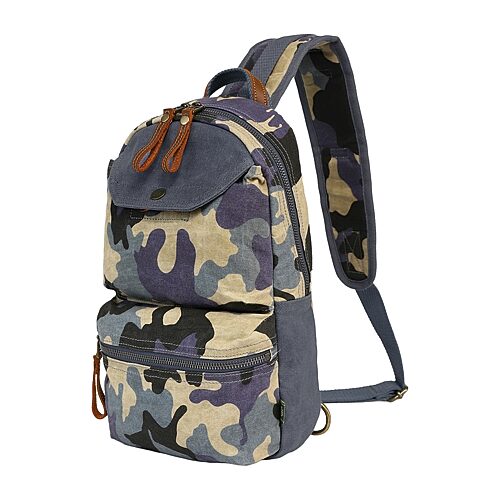 Click here for Tsd Brand Mountain Leaf Top Handle Sling Bag - Nav... prices