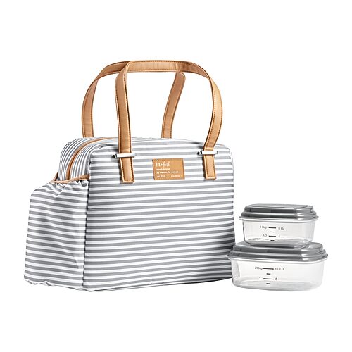 Click here for Fit & Fresh Laketown Lunch Bag  One Size  Gray prices
