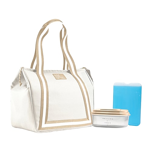 Click here for Fit & Fresh Everleigh Lunch Bag  One Size  White prices