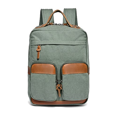 Click here for Tsd Brand Foothill Ranch Canvas Backpack - Teal prices