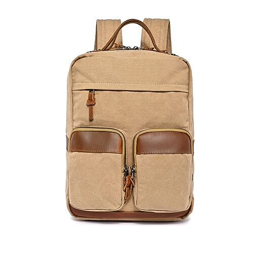 Click here for Tsd Brand Foothill Ranch Canvas Backpack - Khaki prices