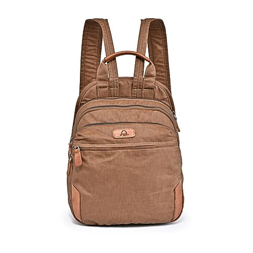 Click here for Tsd Brand Turtle Cove Canvas Backpack - Brown prices