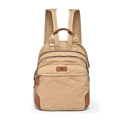 Click here for Tsd Brand Turtle Cove Canvas Backpack - Beige prices