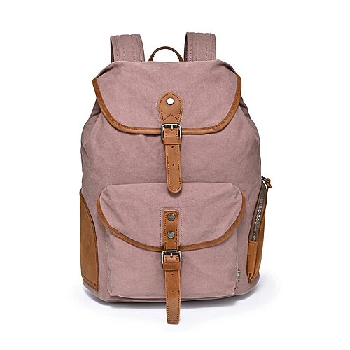Click here for Tsd Brand Milo Canvas Backpack - Brown prices