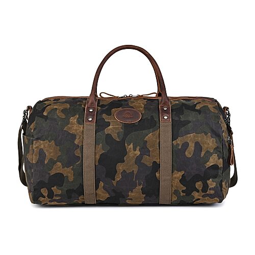 Click here for Tsd Brand Hillside Bee-Wax Canvas Duffel Bag - Oli... prices