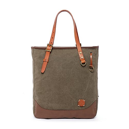 Click here for Tsd Brand Redwood Canvas Tote - Olive prices