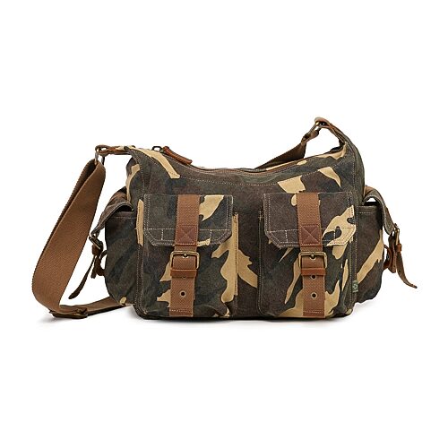 Click here for Tsd Brand Leaf Hill Mail Medium Shoulder Bag - Kha... prices