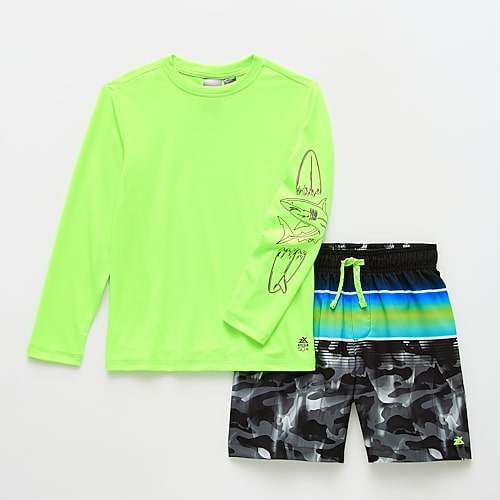 Click here for ZeroXposur Big Kid Boys UV Protection Camouflage 2... prices