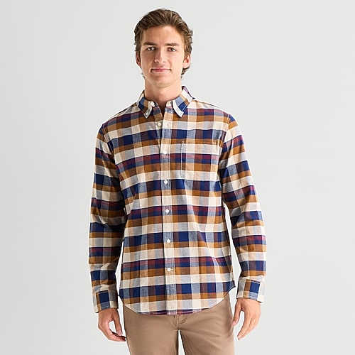 Click here for St. Johns Bay Mens Long Sleeve Classic Fit Button-... prices