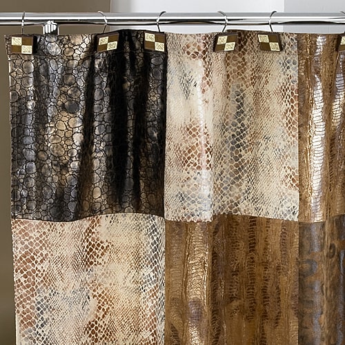 Click here for Zambia Animal-Print Shower Curtain  One Size  Mult... prices