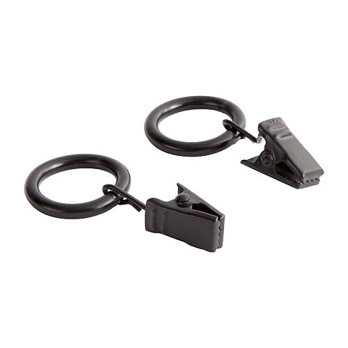 Click here for Kenney 1/2 14-pc. Curtain Rings  One Size  Black prices
