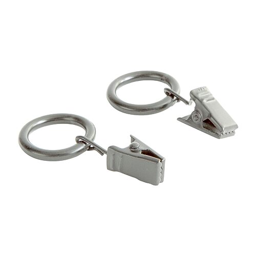 Click here for Kenney 1/2 14-pc. Curtain Rings  One Size  Gray prices