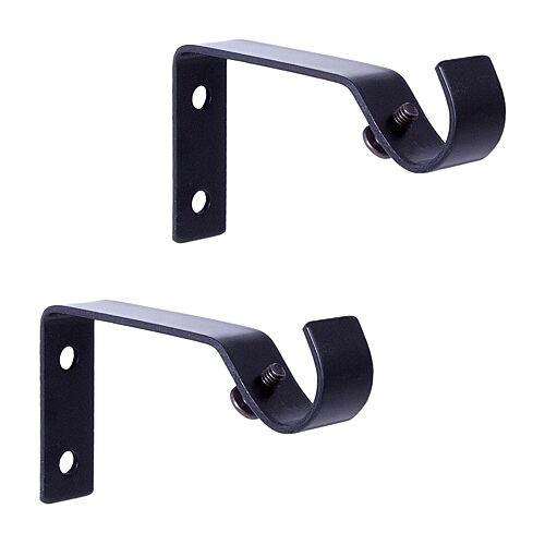 Click here for Kenney 5/8 Fixed 2-pc. Curtain Rod Brackets  One S... prices