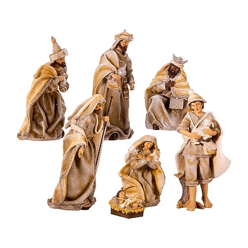 Click here for Kurt Adler 3-11.25-Inch Resin Nativity Set 7-pc. C... prices