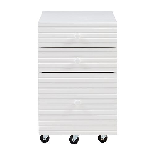 Click here for Harbour Rolling File Cabinet  One Size  White prices