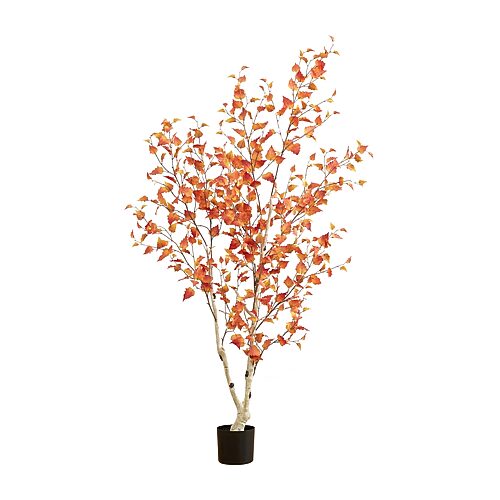 Click here for Nearly Natural 6ft Autumn Birch Indoor Artificial... prices