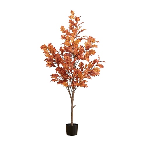 Click here for Nearly Natural 5ft Autumn Oak Indoor Artificial Tr... prices
